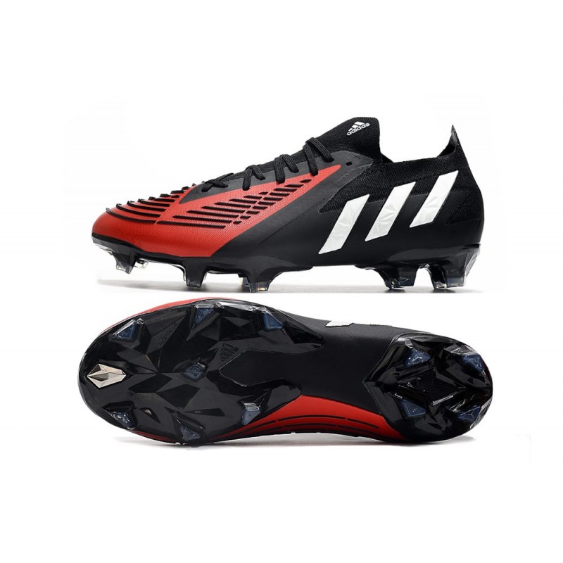 adidas Predator Edge.1 FG Low FG Negro Rojo Blanco