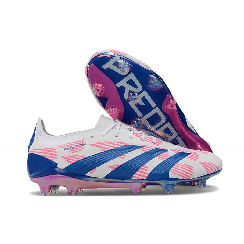 Nueva adidas Predator Elite L FG Blanco Azul Rosa